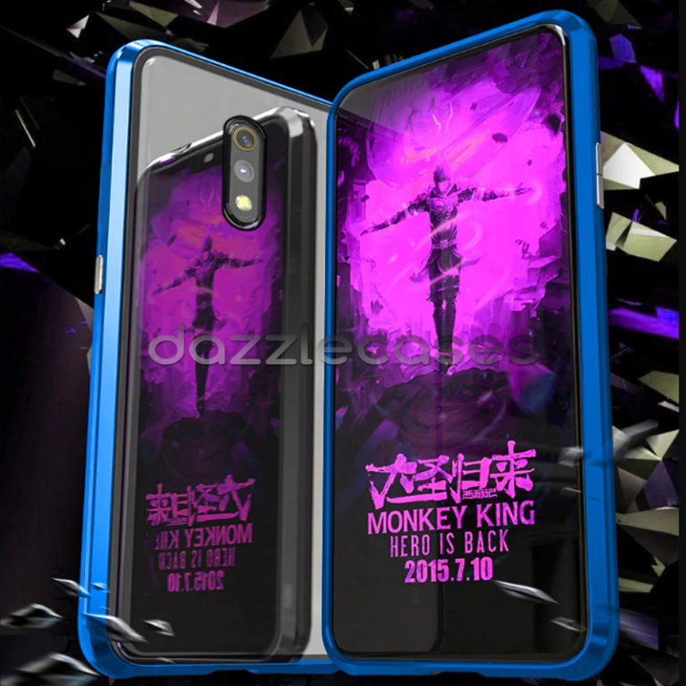 Realme X Electronic Magnetic Glass Back Cover & Case | dazzlecases
