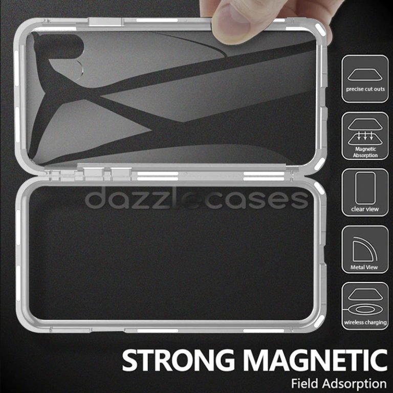 Realme X Electronic Magnetic Glass Back Cover & Case | dazzlecases