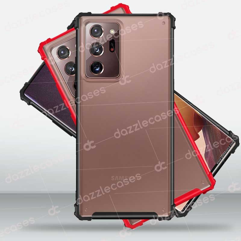 Samsung Galaxy Note 20 Ultra Frosted Translucent ShockProof Bumper ...