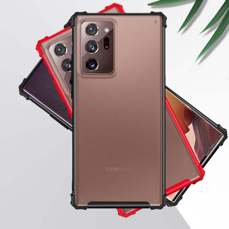 Samsung Galaxy Note 20 Ultra Frosted Translucent ShockProof Bumper ...