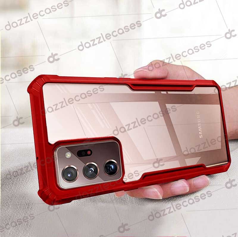 Samsung Galaxy Note 20 Ultra ShockProof Crystal Clear Transparent Back ...