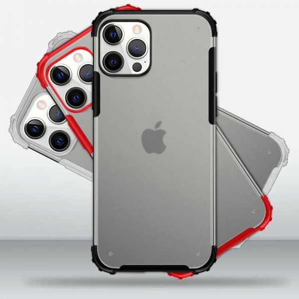 iPhone 12 Pro Max Ultra Frosted Translucent ShockProof Bumper Mobile ...